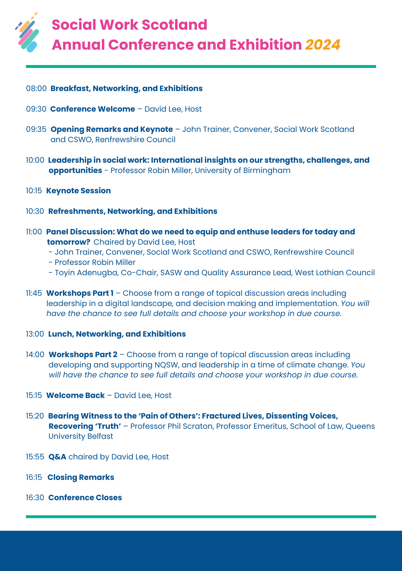 Social Work Scotland conference 2024 - Social Work Scotland